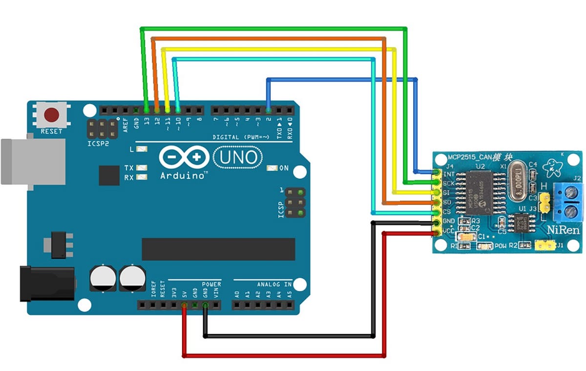 MCP2515 CAN Bus Modülü: Arduino ile CAN Haberleşmesi | by Yusuf USTUNKAYA | Medium
