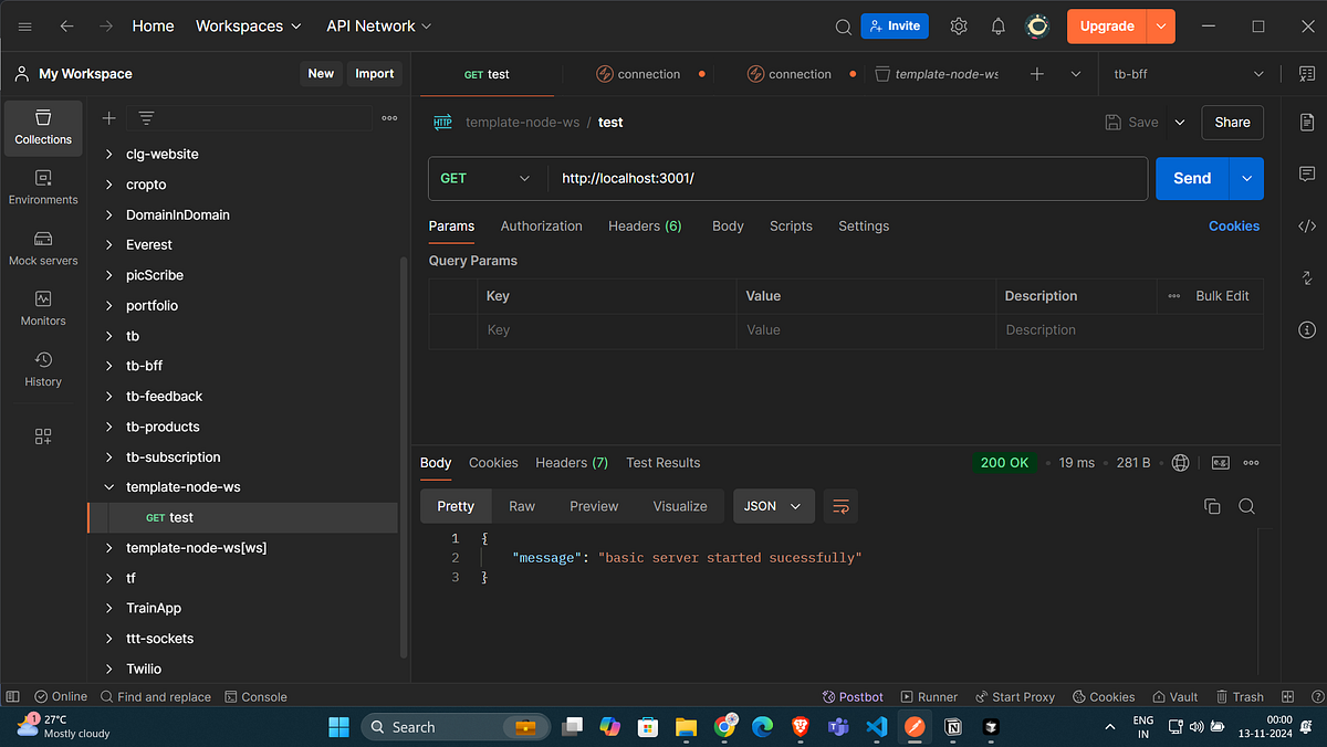 Node-TypeScript-HTTP-WebSockets. Learn how to set up a basic ws and http… | by HarshaxLeo | Nov ...