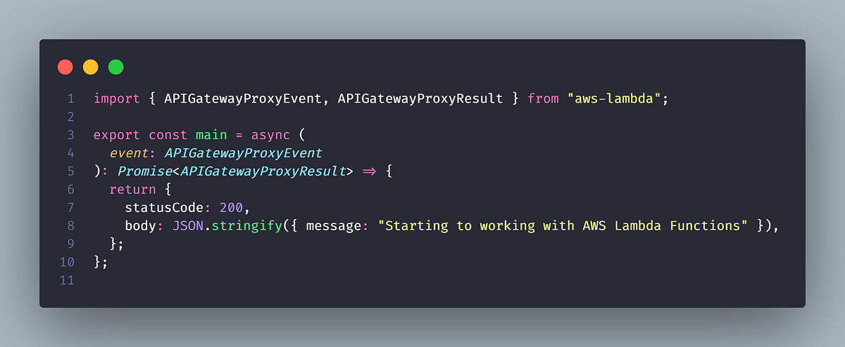 To get started with AWS Lambda and Node.js (with TypeScript), here’s a step-by-step guide: | by ...
