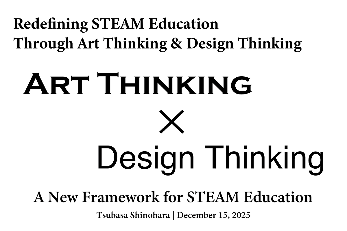 Art Thinking and Design Thinking: A New Framework for STEAM Education ...