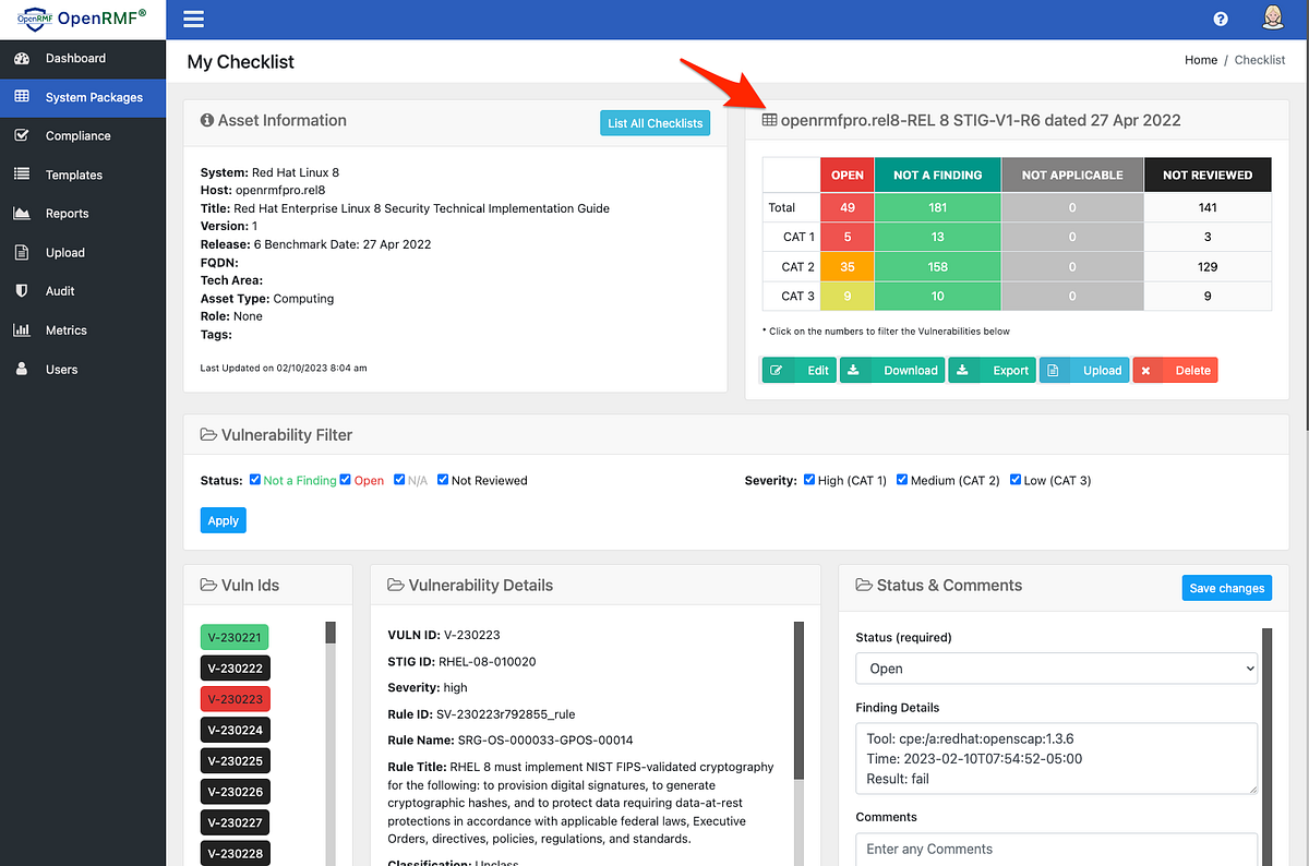 How to quickly scan your machine (for free) to make a DISA Checklist CKL using OpenSCAP | by ...