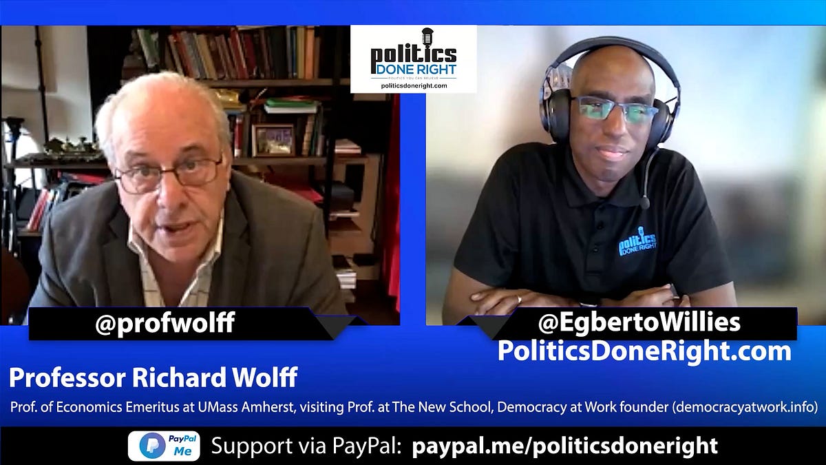 Richard Wolff, a UMass professor, details America’s denial of the end ...