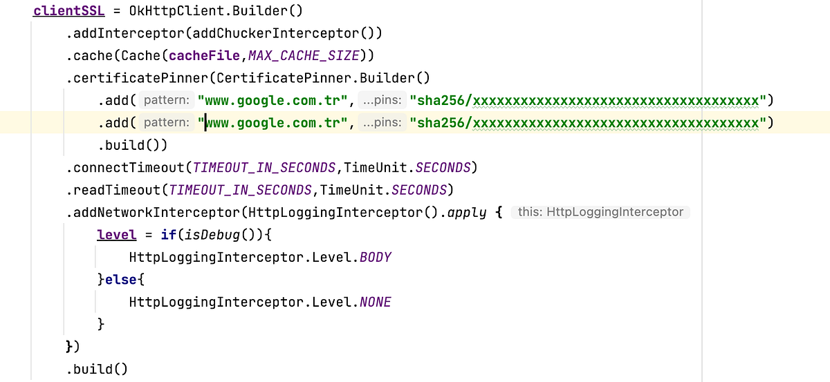 okHttp with certificatePinner (SSL Pinning on Android) | by Erdi Koc | Medium