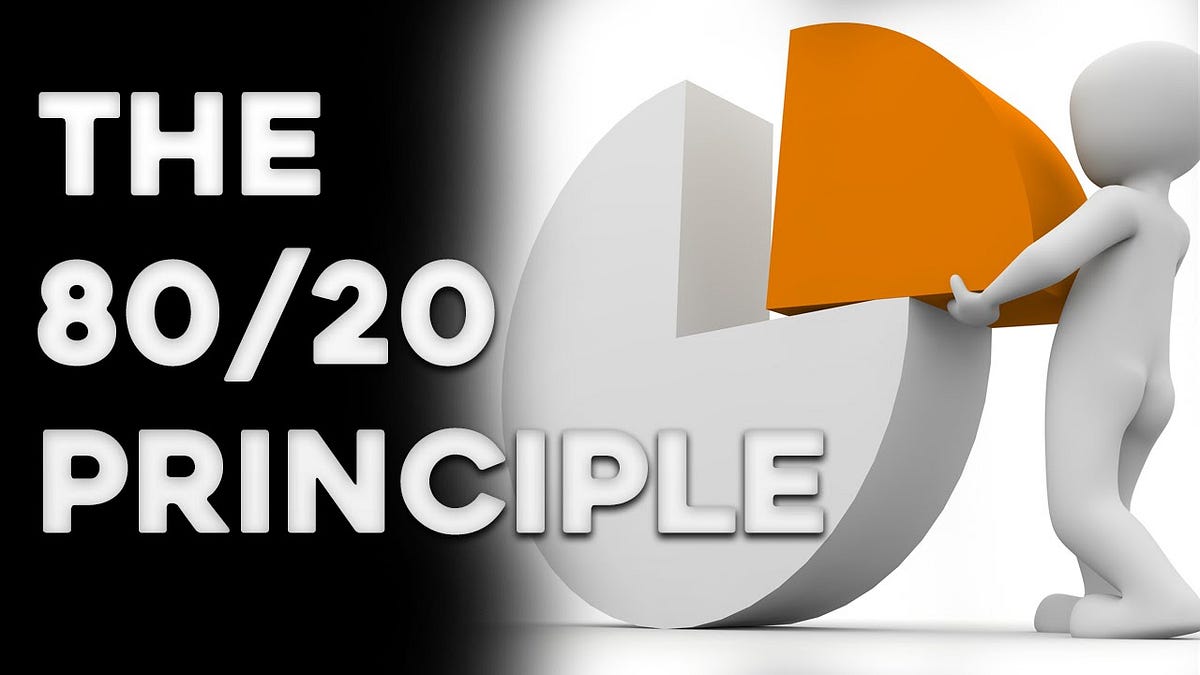 80 percent of your outcomes come from… | by Om Rajesh Tayade | Apr ...