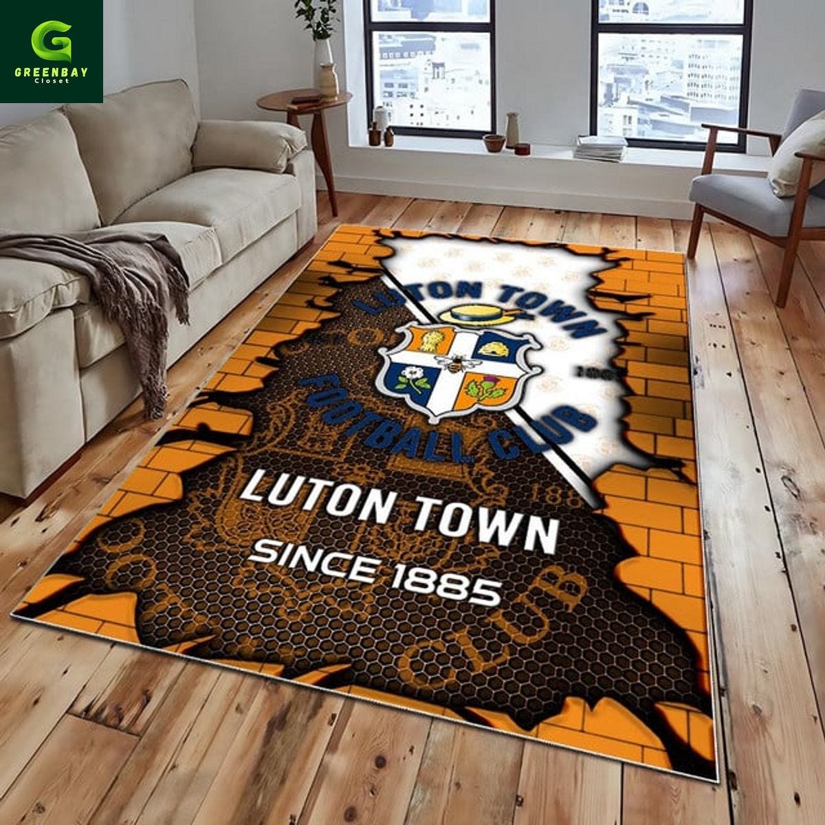 Luton Town Broken Brick Rug Carpet: Hatters’ Home Comfort | by Ilia ...