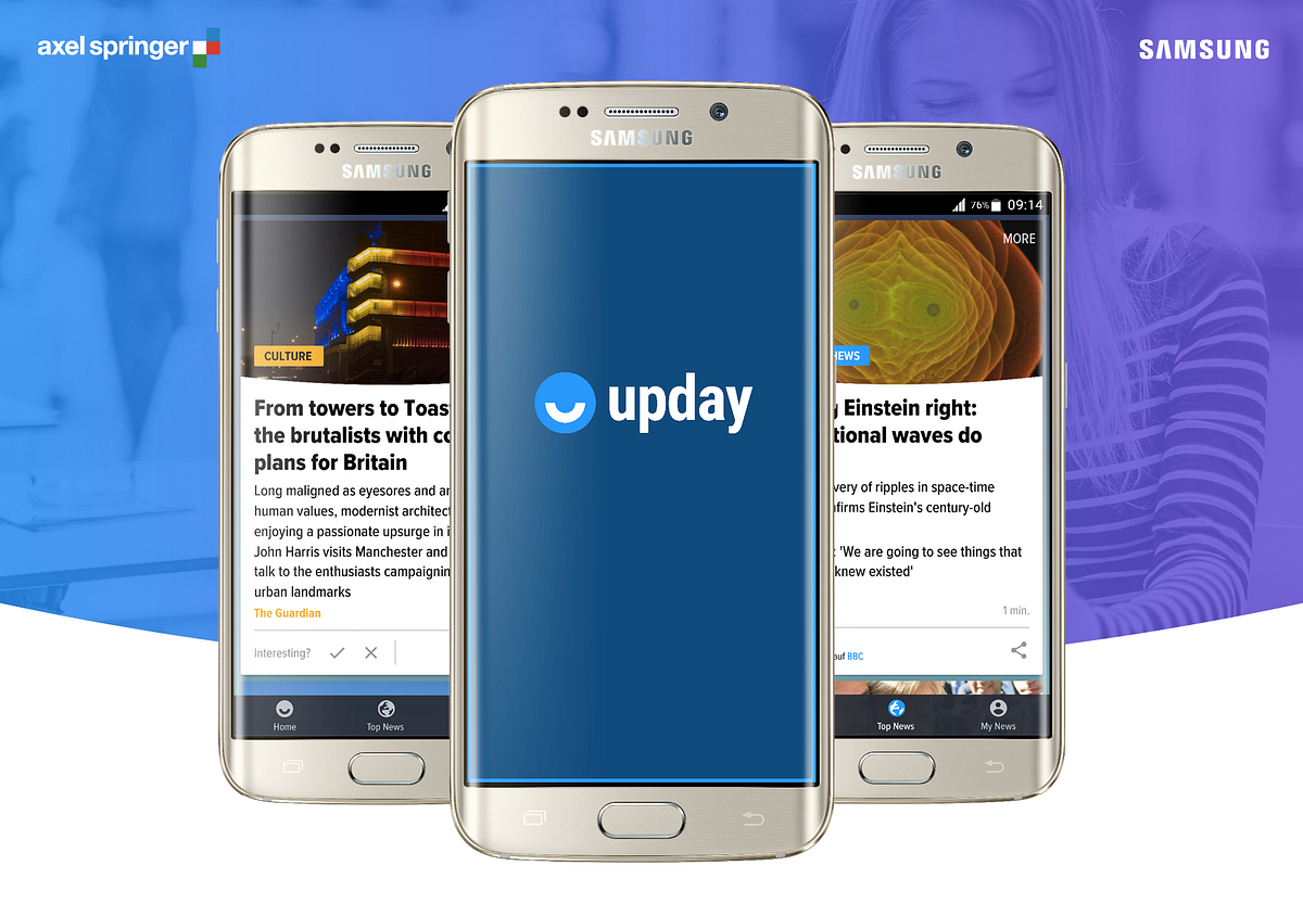 Good news at last. Introducing upday, a ground-breaking… | by updayUK ...