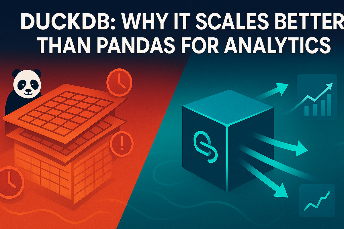 DuckDB: Why It Scales Better Than Pandas for Analytics | by Nikulsinh Rajput | Aug, 2025 | Medium