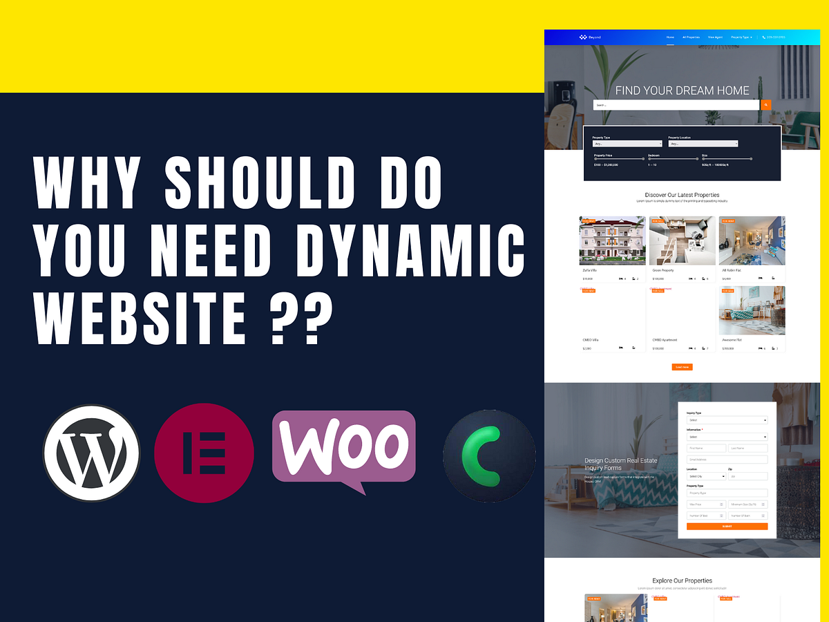 What Is A Dynamic Website?. A dynamic website addresses this by… | by ...