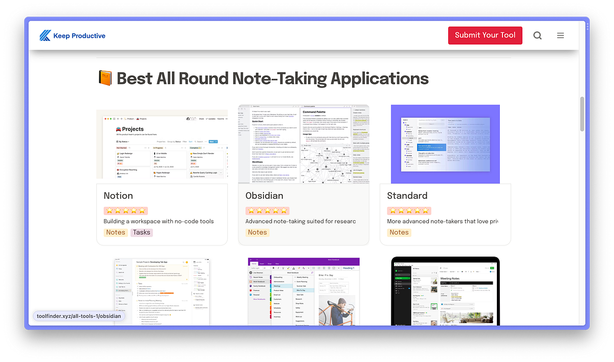 Introducing Tool Finder. A new wikipedia for productivity tools… | by ...
