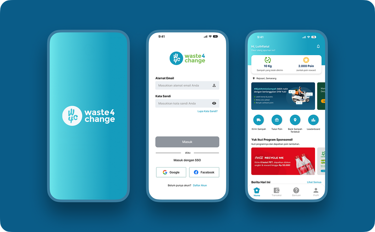 Waste4Change: Redesign Challenge — UX Case Study | by Adinda Myra ...