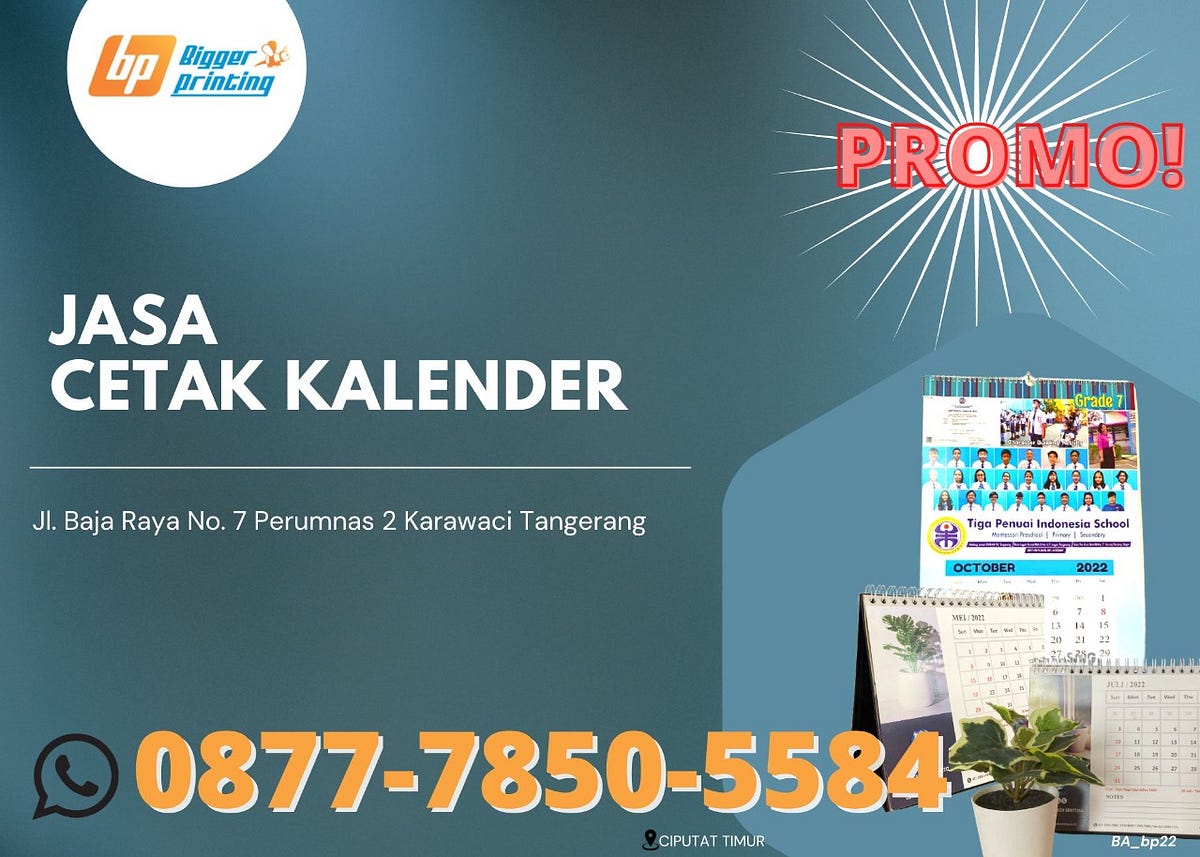 PROMO, Wa./Call. 0877–7850–5584, Jasa Cetak Kalender di Ciputat Timur - Cetakkalenderduduktng ...