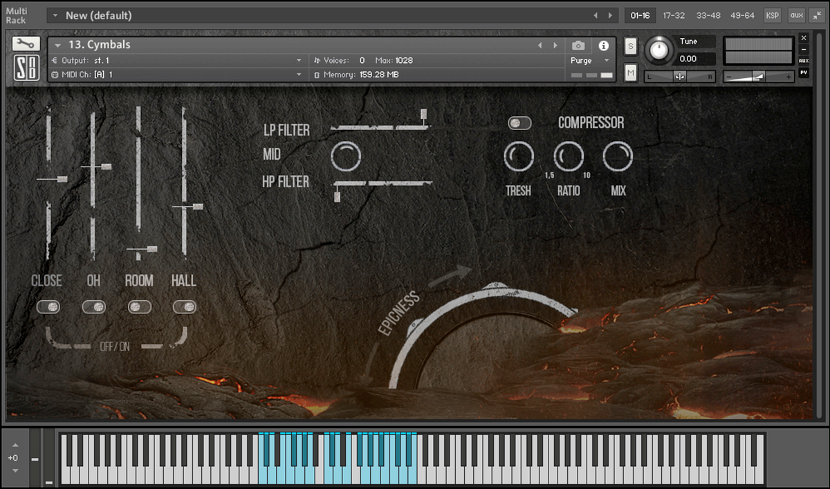 Splash Sound Epic Percussion Elements - 免費音源插件大作戰 - Medium