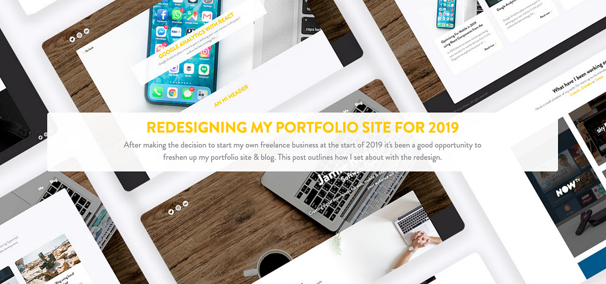 Redesigning my portfolio site for 2019 | by Jamie Maison | Medium