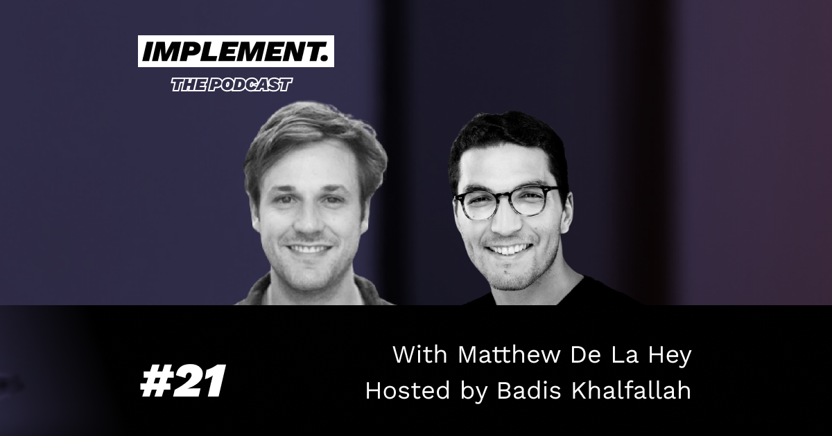 #21 — Matthew de la Hey on Innovation In The Recruitment Industry ...