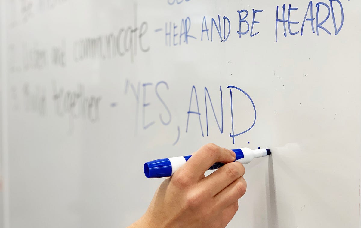 What “yes…and” really means in the workplace | by Alex B Morris | IBM ...