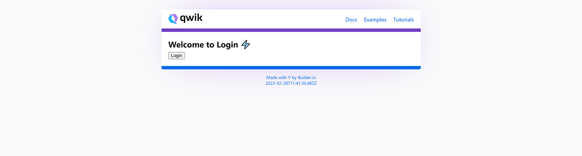 Adding Authentication to a Qwik App | by Gil Fink | Medium