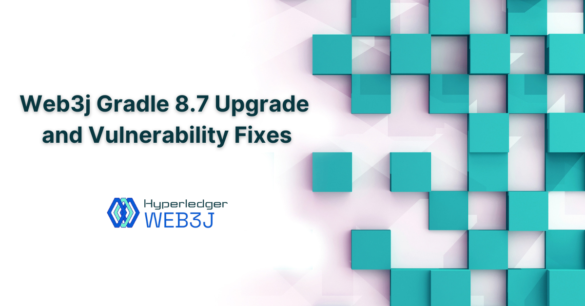 Boost Dev Efficiency & Security with Web3j’s Gradle 8.7 Upgrade | by Nischal Sharma | Web3 Labs ...