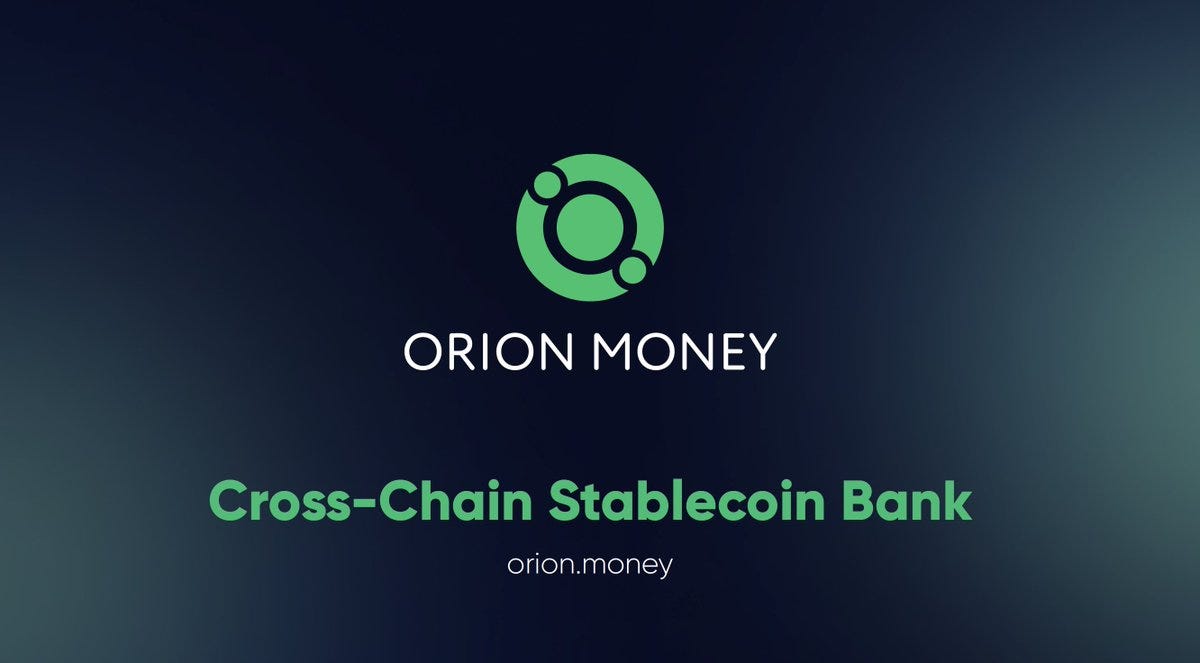 Orion Money. Future of stable coin bank | by Karthik Madhu | Medium
