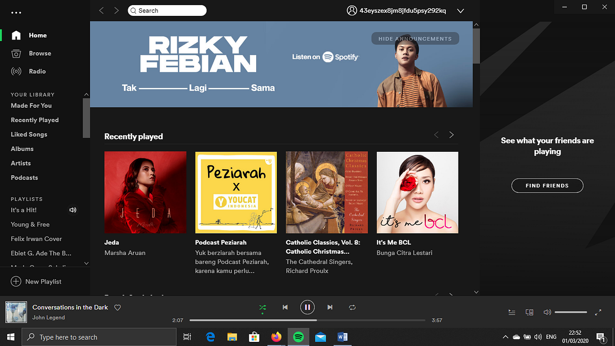 User Experience Menggunakan Aplikasi Spotify | by Rosa Delima Mendrofa ...