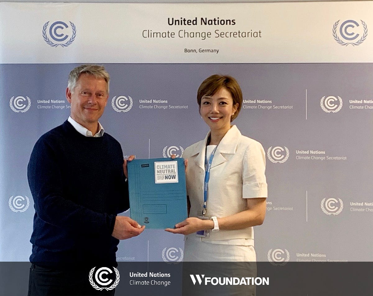 United Nations Climate Change Secretariat and W-Foundation Launch ...