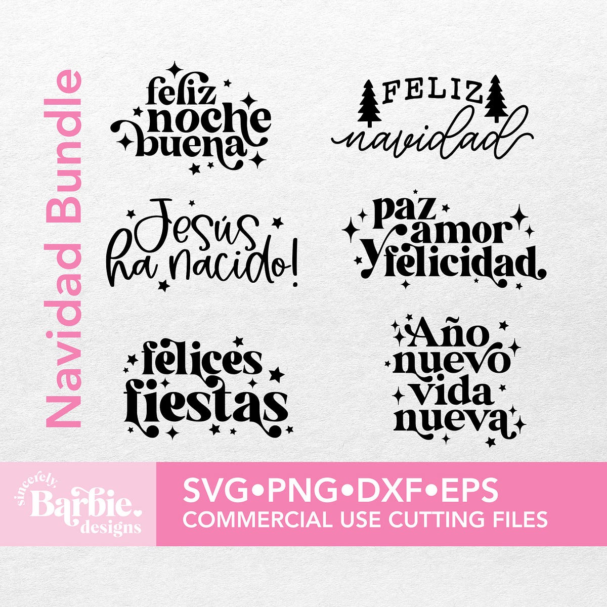 Christmas Bundle svg png bundle | Navidad svg digital download | Bundle ...