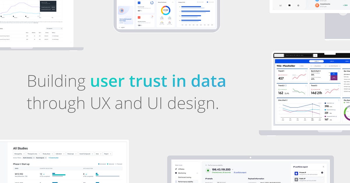 Building user trust in data through UX and UI design | by Yu-Hung (Robi ...