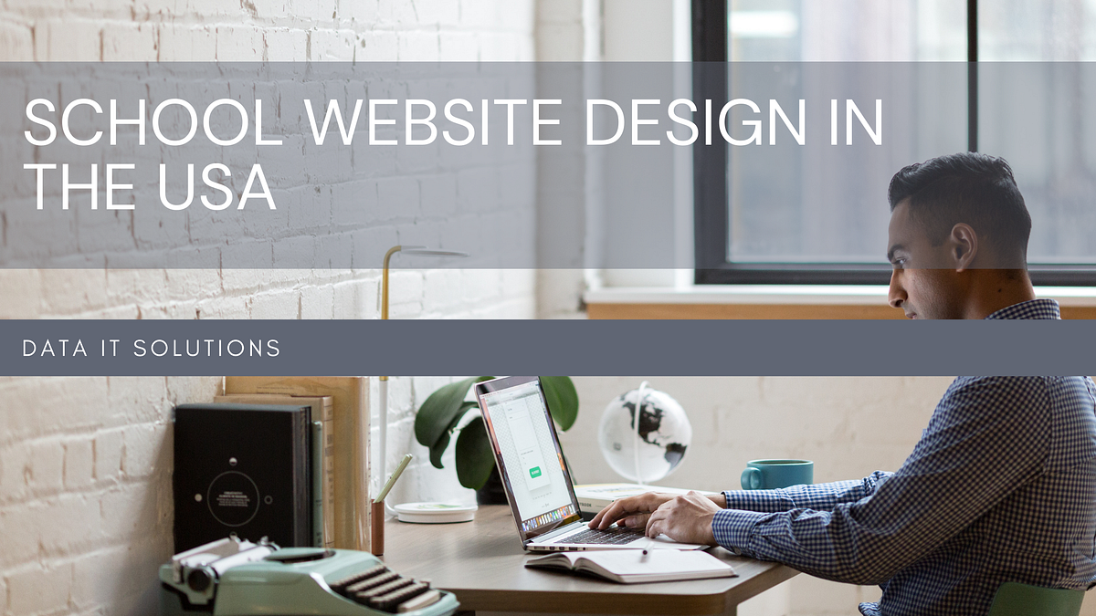 School Website Design in the USA. Fresh notebooks, receiving your class ...