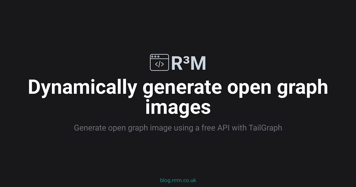 Dynamically Generate Open Graph Images By Rafael Magalhaes Medium