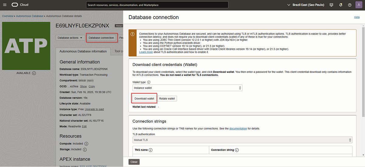 Using Oracle Always Free Autonomous Database with Next.js | by Kelwin Santos | Medium