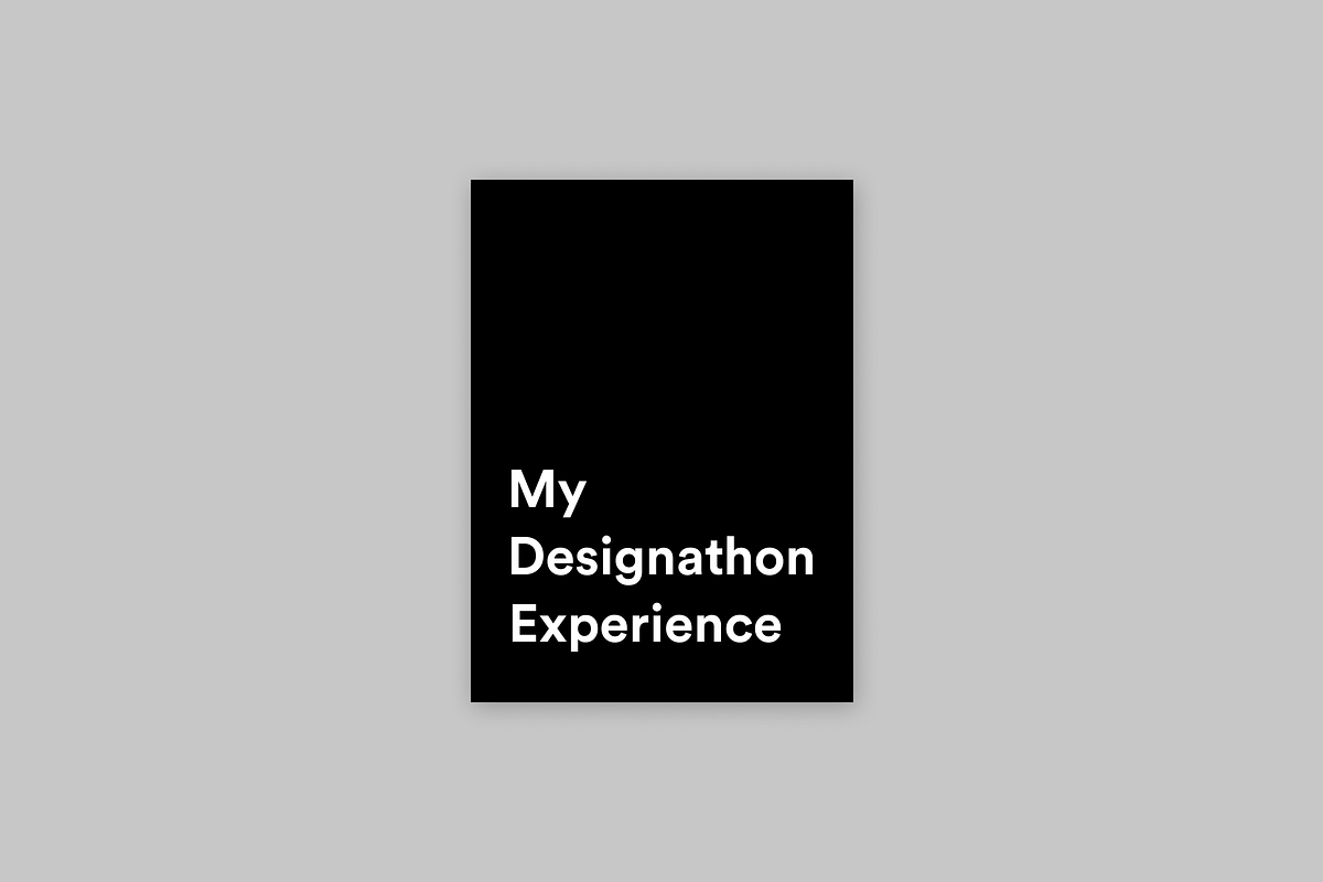 How I was able to conduct my first Designathon | by Piyush Matnani | Medium