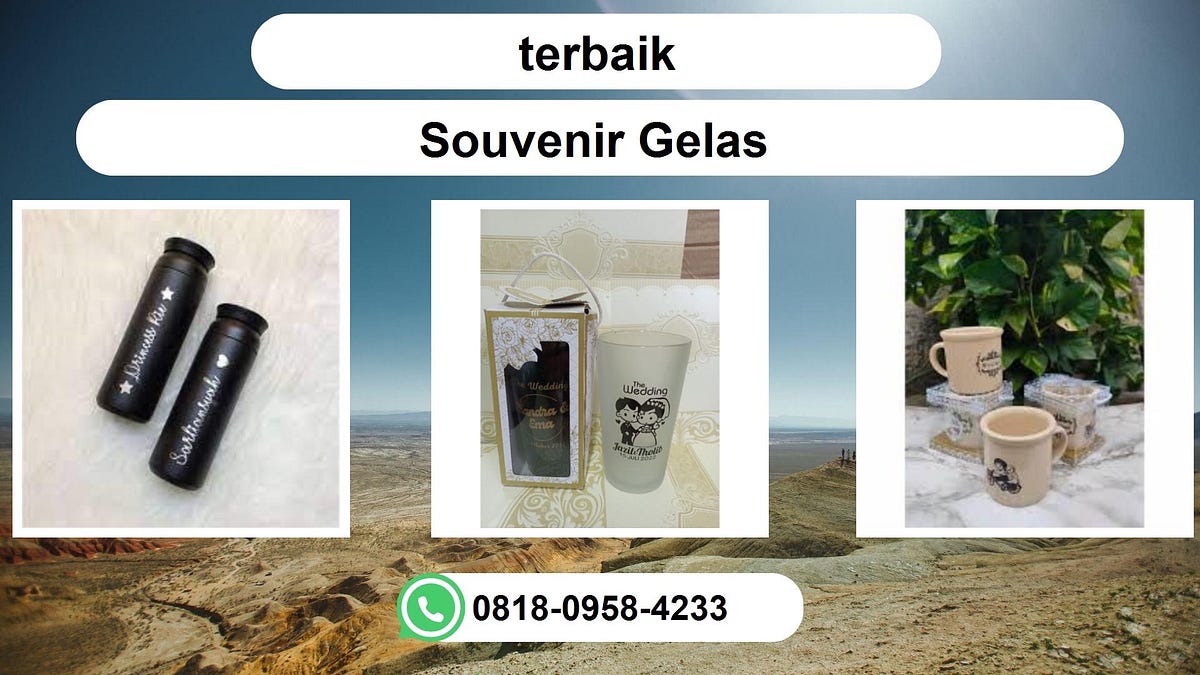 terbaik, 0818–0958–4233 Souvenir gelas Buram - Juhanowasidan - Medium
