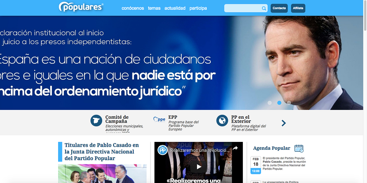 Analizando las páginas de los partidos políticos | by Marta Rico Ruiz | Medium
