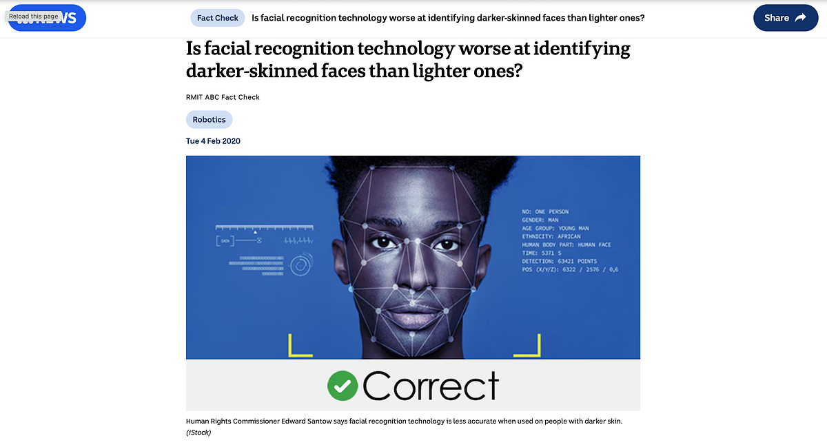 The Other side of Facial recognition: How algorithmic bias exacerbates ...
