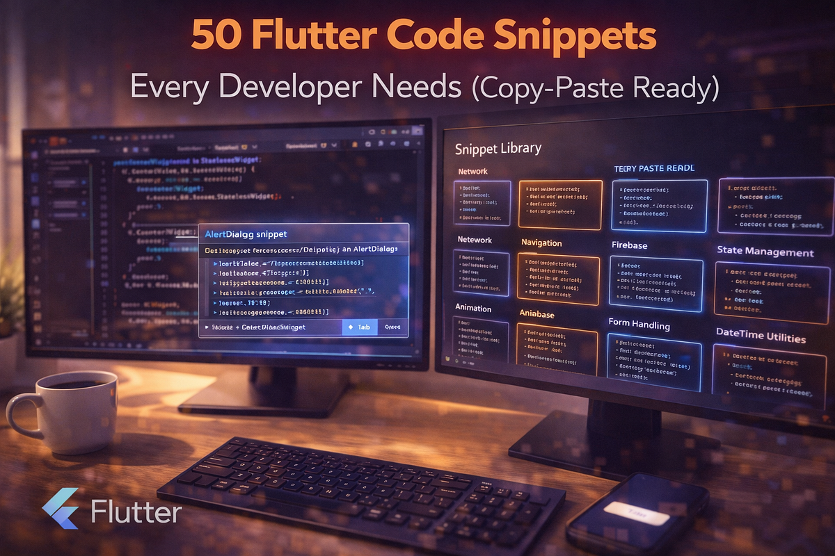 50 Flutter Code Snippets Every Developer Needs (Copy-Paste Ready) | by ...