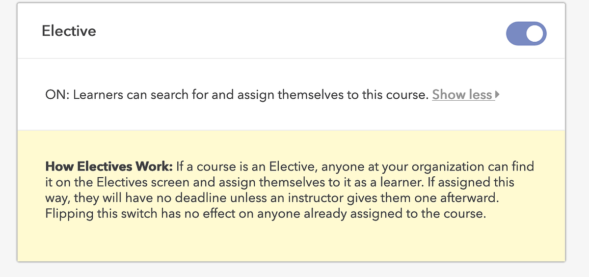 Elective Courses. Create a catalog of optional courses | by Justin ...