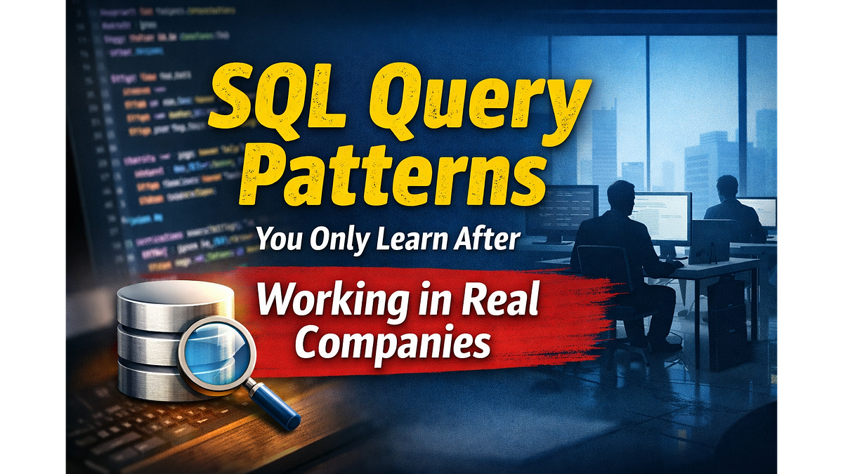 I Thought I Knew SQL — Until I Saw These Query Patterns in Real ...