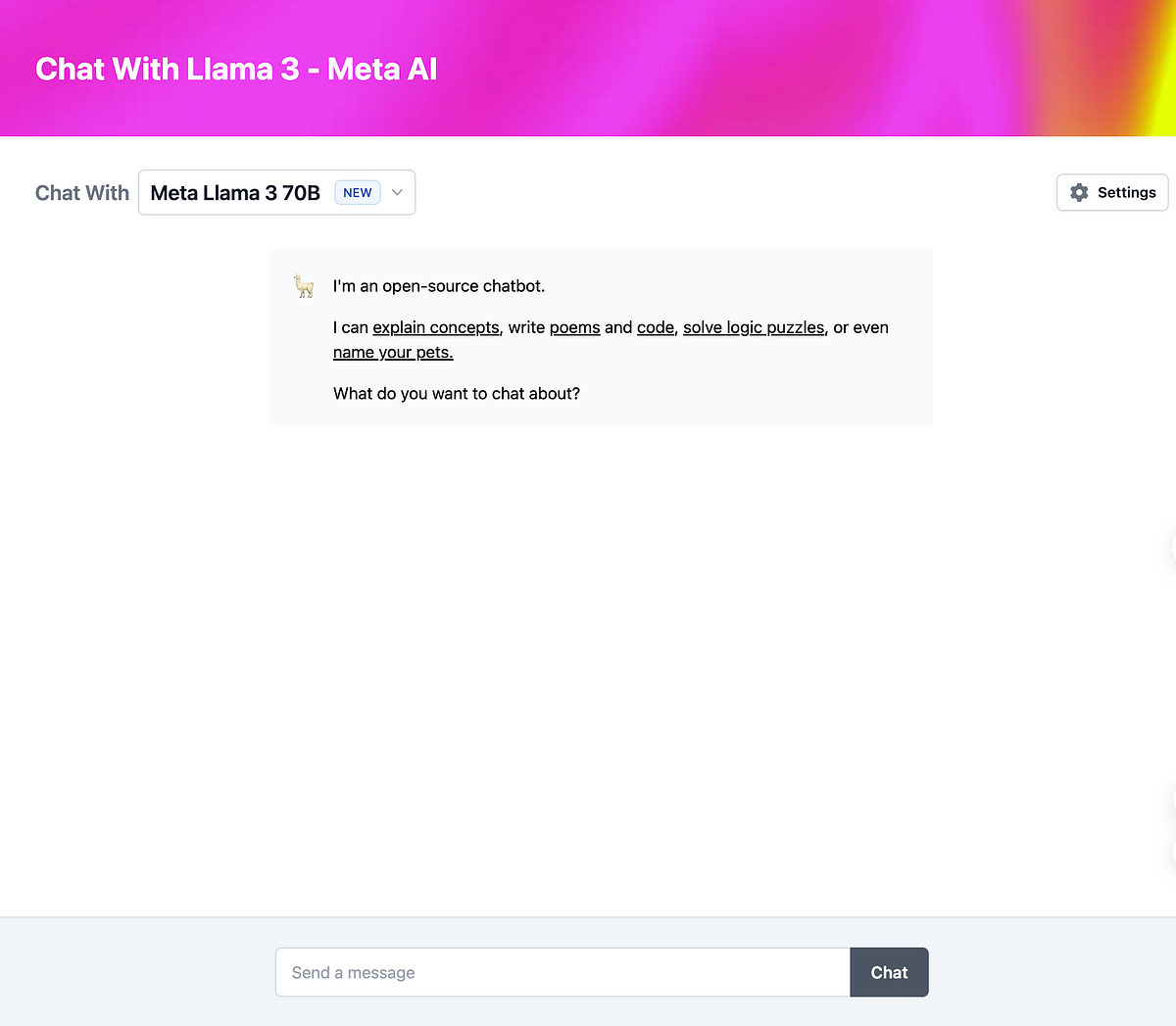 Llama 3:Quick trial of Meta AI.Showing how to use it. | by Gavin King ...