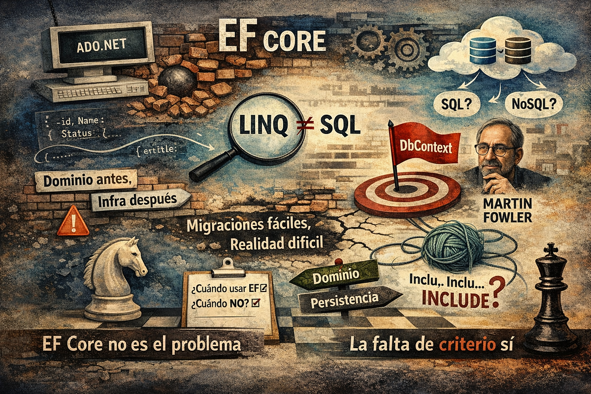 EF Core en un mundo Multi-Stack: cuándo usarlo y cómo hacerlo bien | by Erick Arostegui Cunza ...