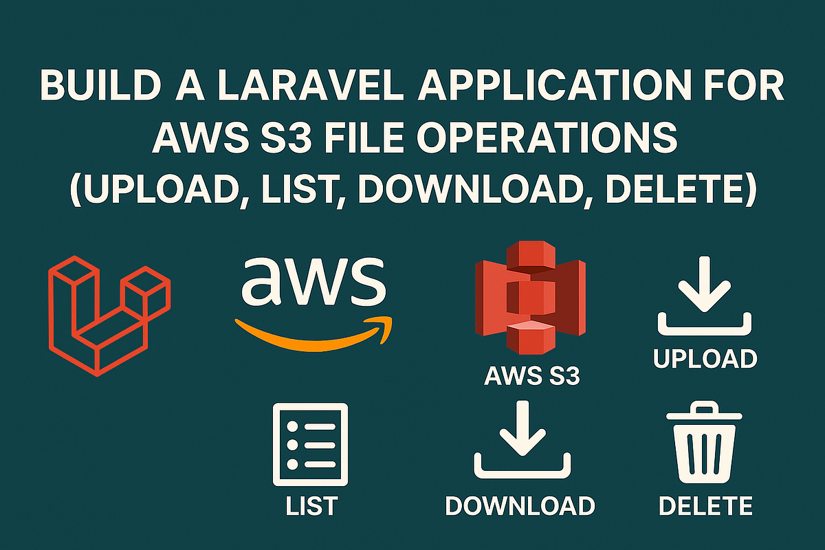 Build a Laravel Application for AWS S3 File Operations (Upload, List, Download, Delete) | by ...