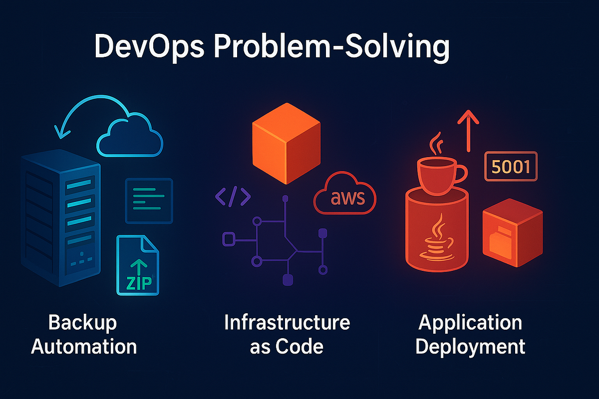 DevOps Problem-Solving: From Backup Automation to Infrastructure Deployment | by Thisara Dasun ...