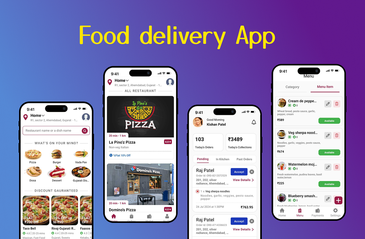 On-Demand Food Delivery App Development — Alvi Software | by Alvi ...