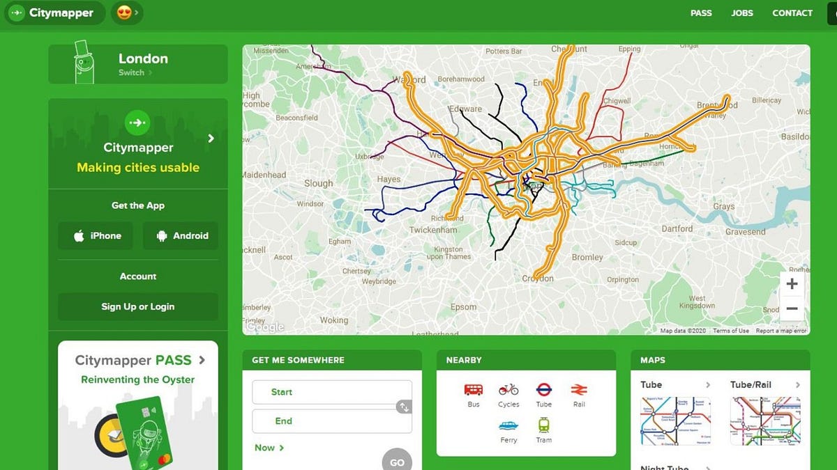 The rise of Citymapper. And preparing for a prospective competition ...