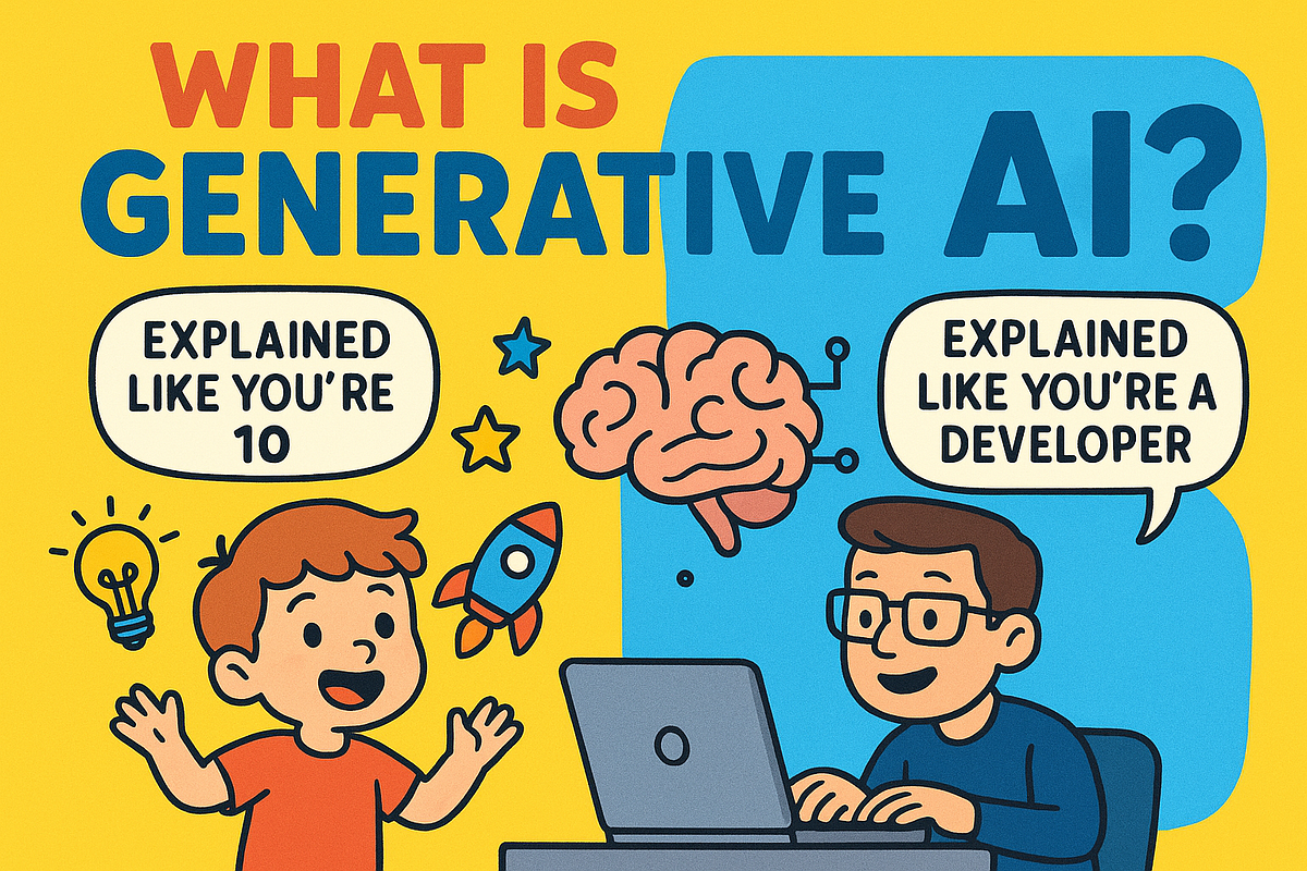 What Is Generative AI? Explained Like You’re 10 (and Like You’re a ...