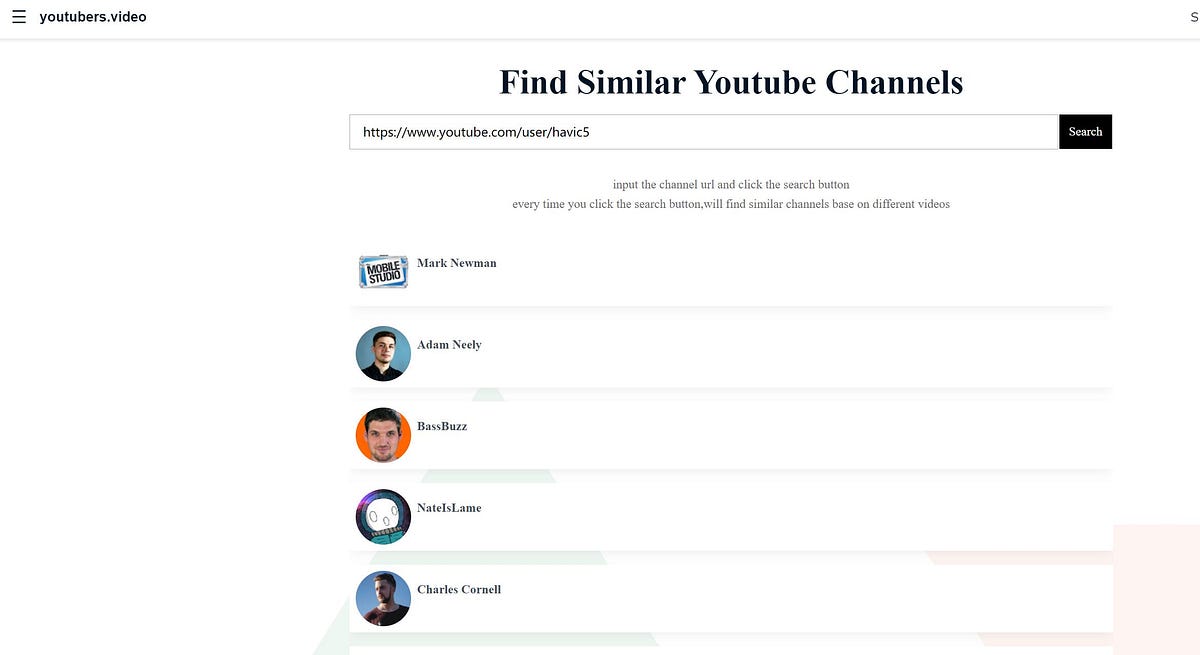 How to find similar youtube channels | by 陈佳佳 | Medium