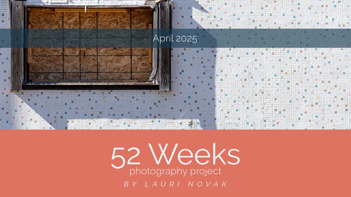 52 Weeks Photography Project. April 2025 | by Lauri Novak | Full Frame ...