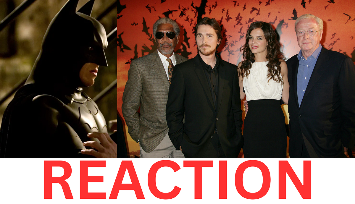 Batman Begins (2005) TRAILER REVIEW: Christian Bale, Katie Holme ...