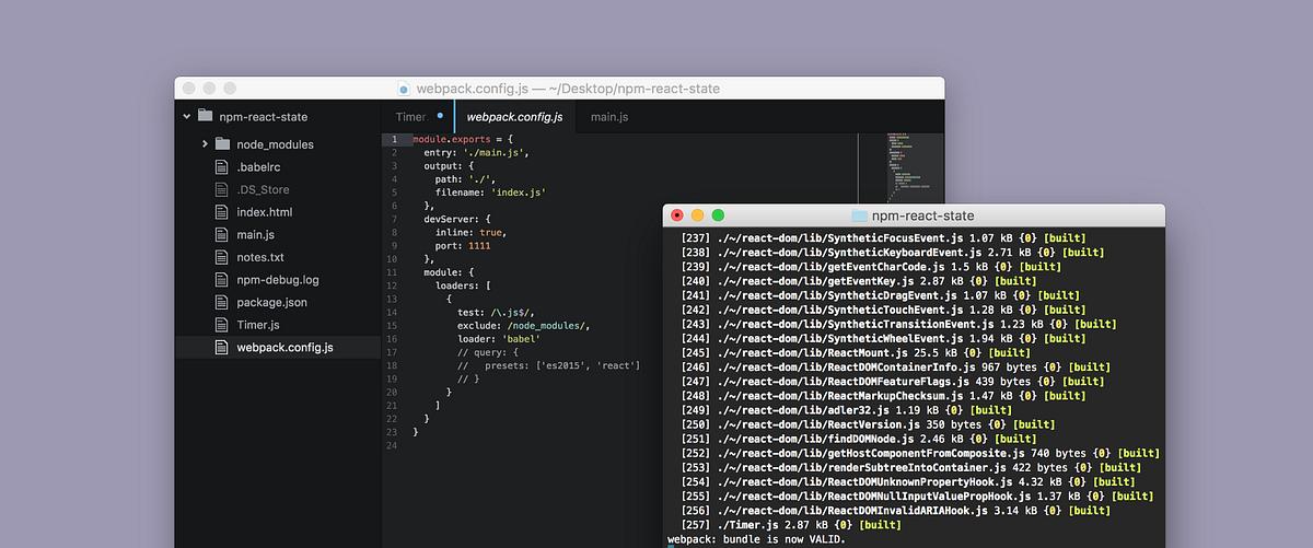 Getting Started Basic React Setup With Es6 Webpack And Live Reloading By Stefan Mos Medium