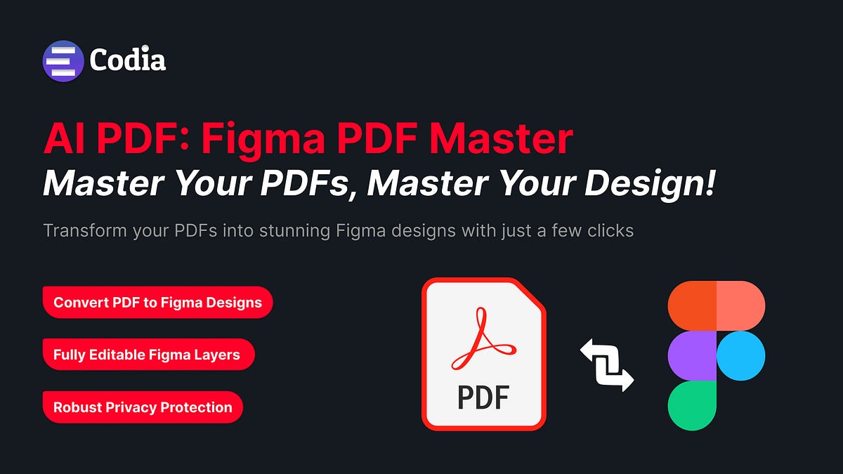 Codia AI PDF: Figma PDF Master — Master Your PDFs, Master Your Design | by happyer | Oct, 2024 ...