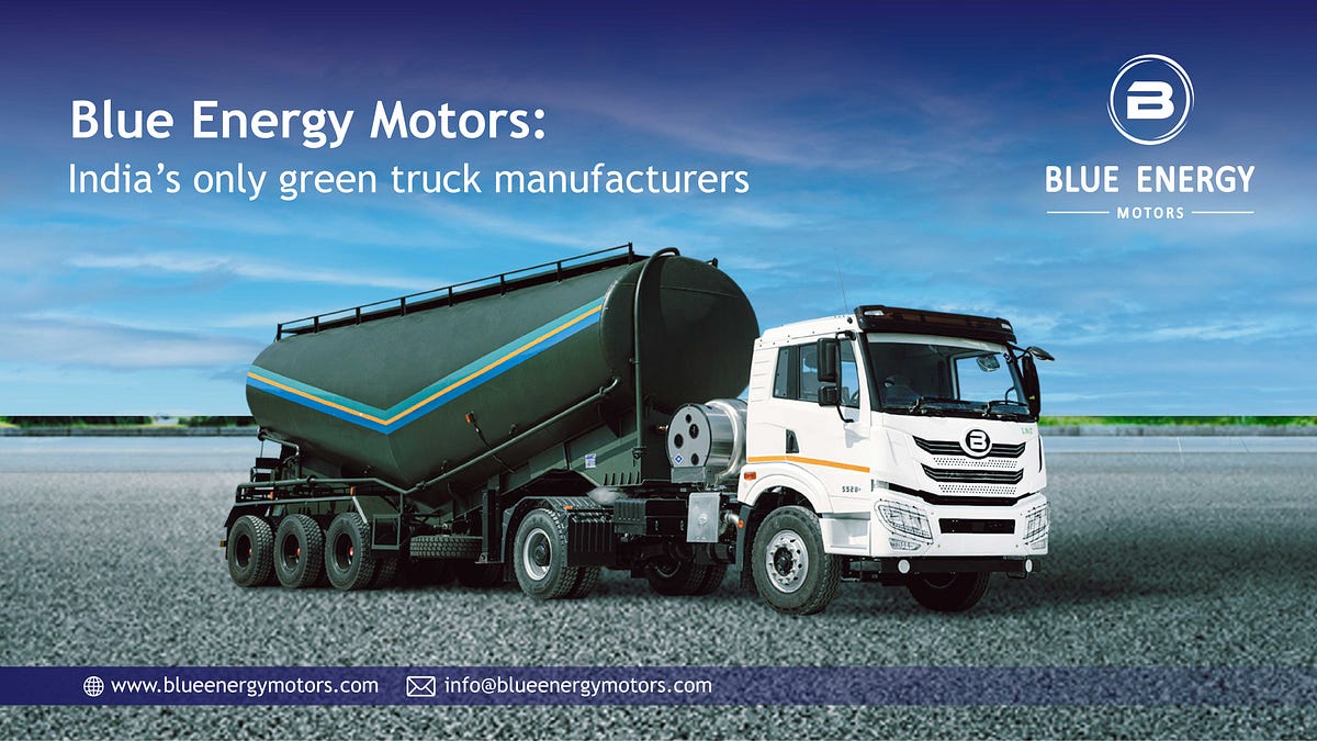 Blue Energy Motors: India’s only Green Truck Manufacturers | by Blue ...