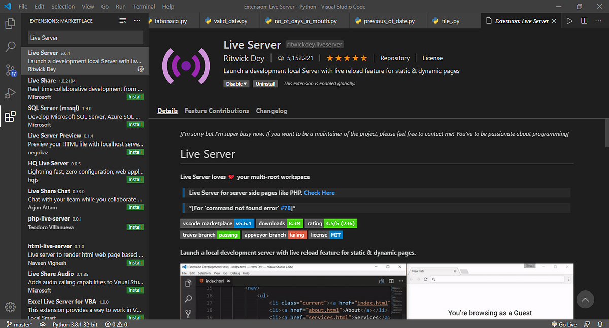 5 VS Code Extensions for FrontEnd Developers. | by Shekhar Kumar | Medium